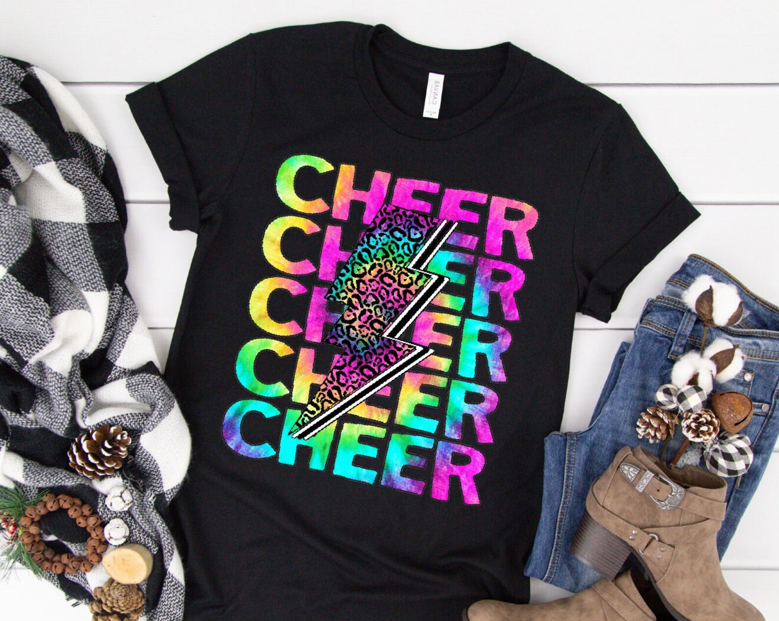 Cheer Stacked Lightning Bolt PNG Only, Cute Mom, Digital, School Spirit ...