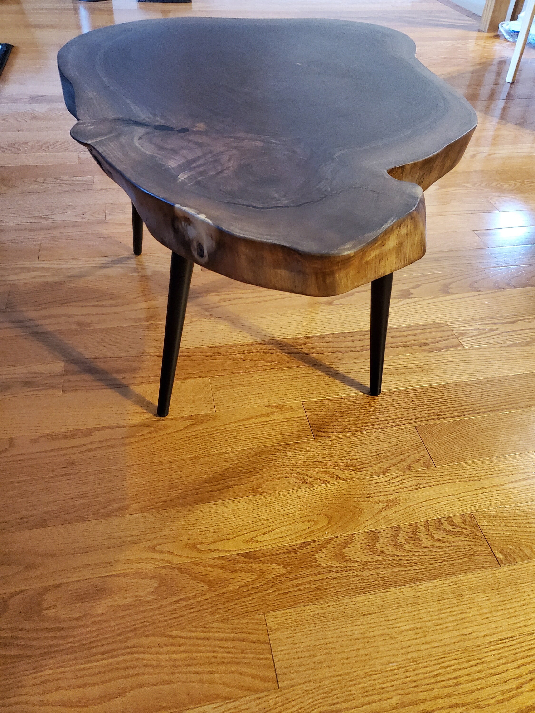 33 Live Edge Coffee Table Live Edge Round Tree Piece Live Edge Side ...