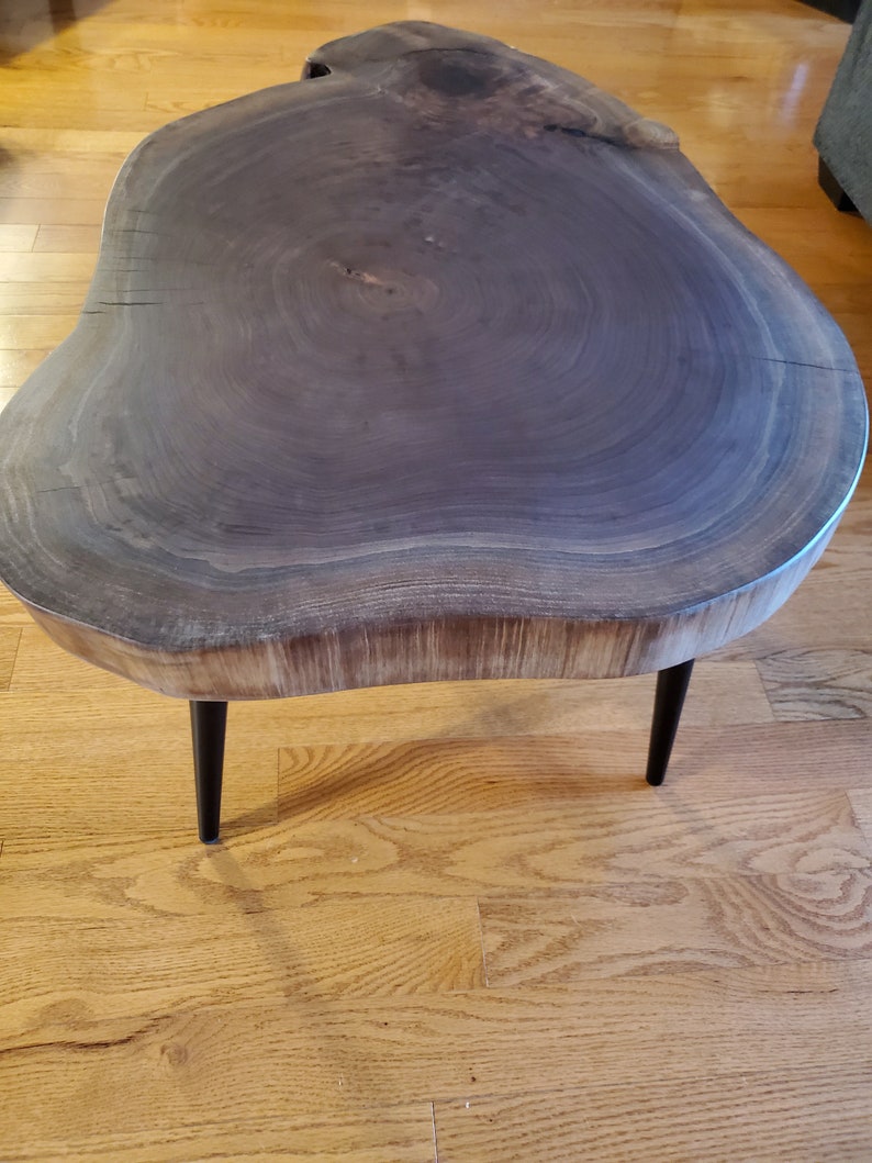 33 Live Edge Coffee Table Live Edge Round Tree Piece Live Edge Side ...