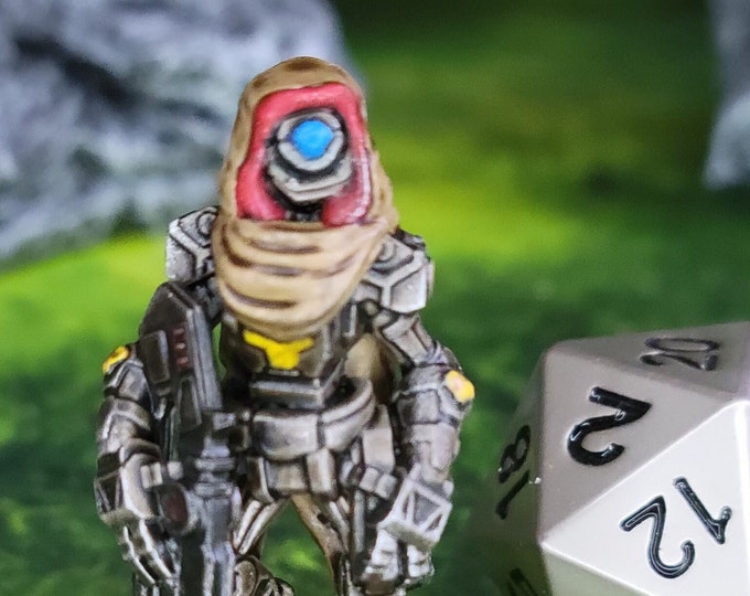 Robot Painted Miniature Droid Bot Science Fiction Scifi Tabletop Gaming ...