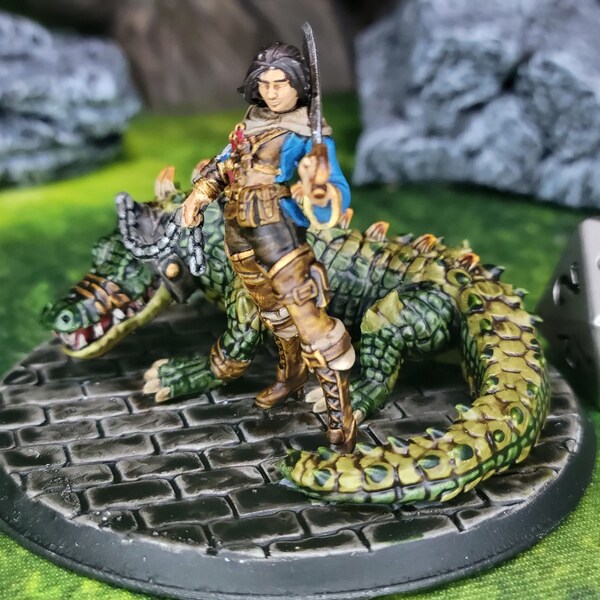 Crocodile Pirate Miniature - Etsy