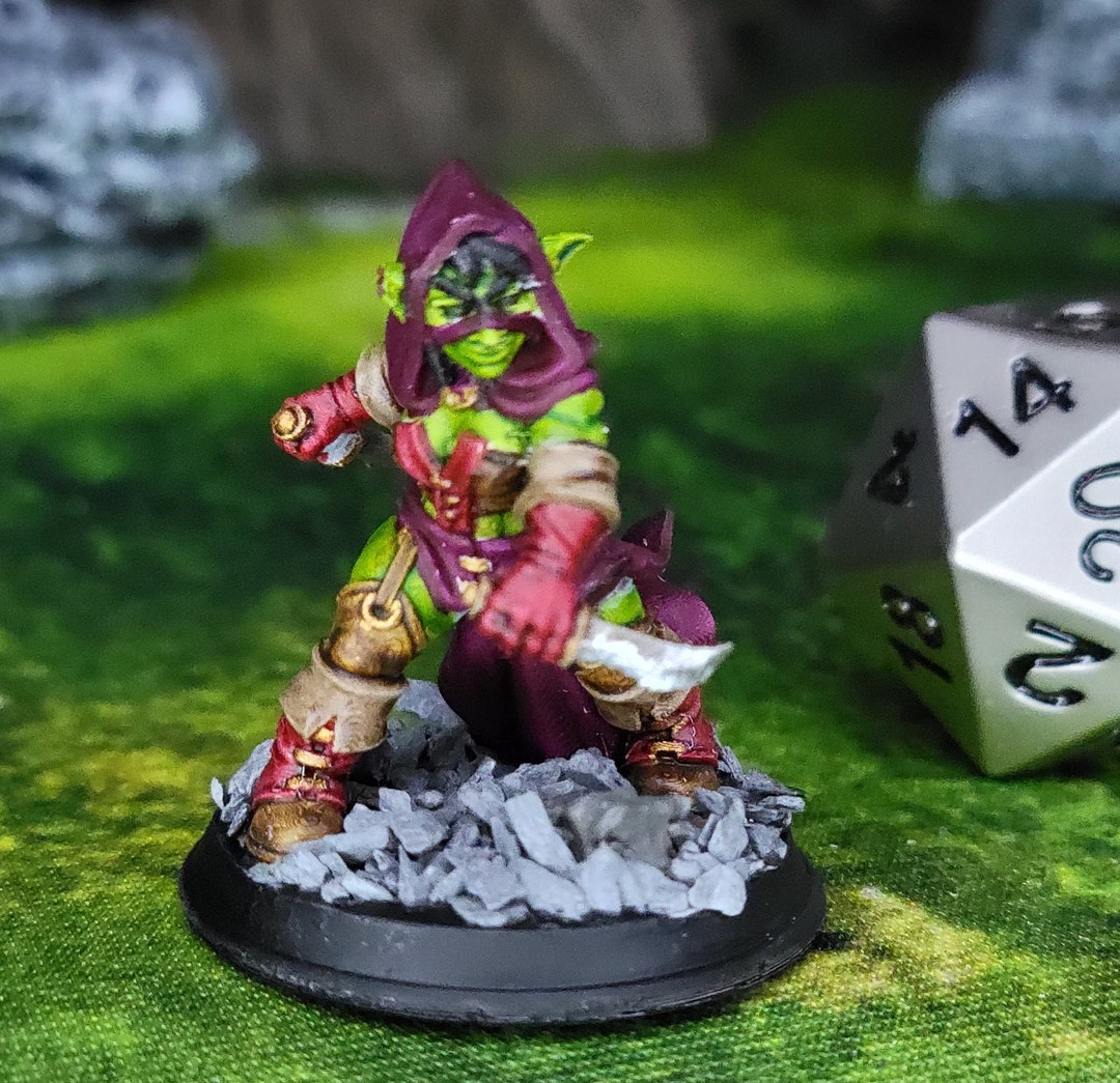 Female Goblin Rogue Thief Painted Miniature Dungeons & Dragons ...