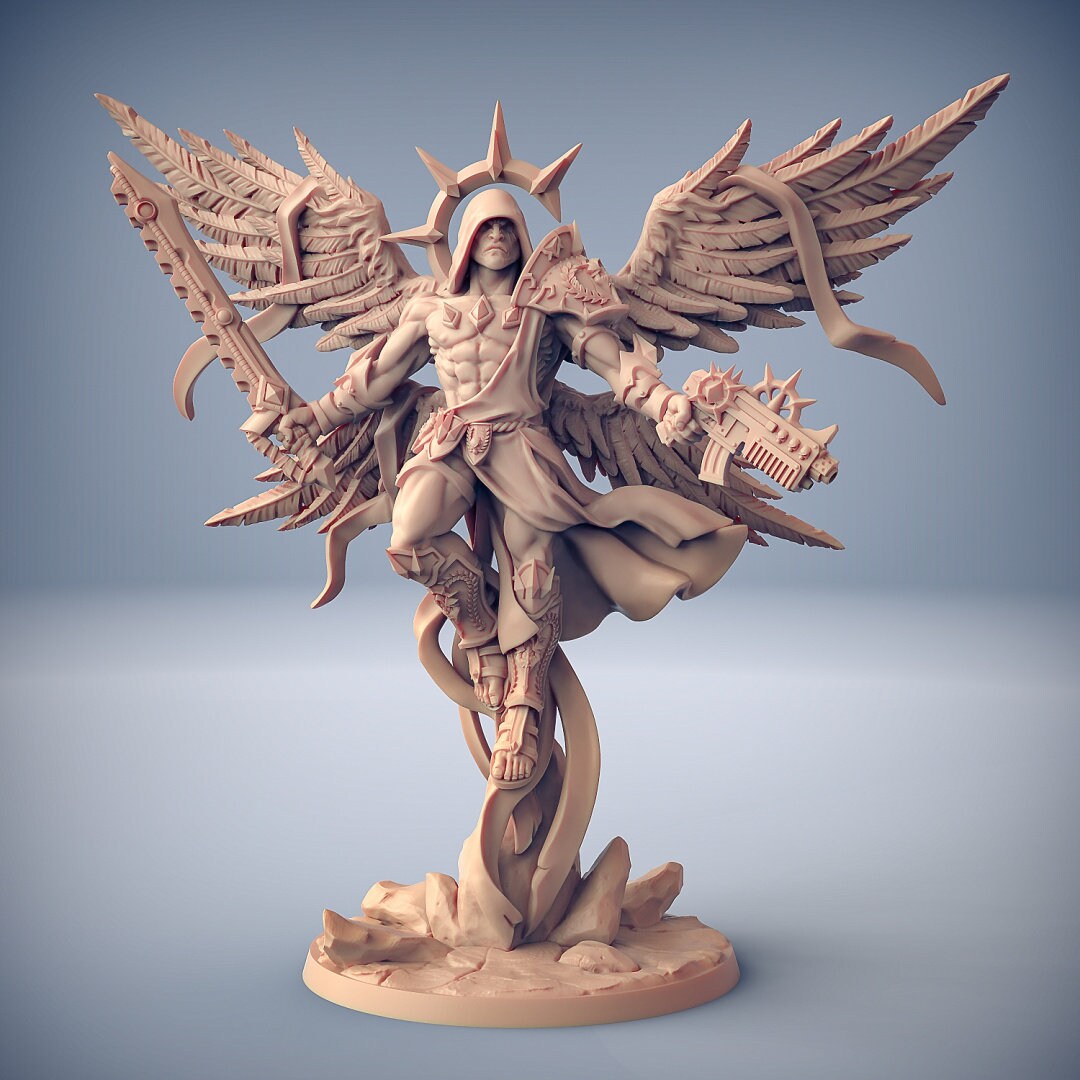 Sol the Holiest Aasimar Large Sized Creature 50mm Base W/ Choice of ...