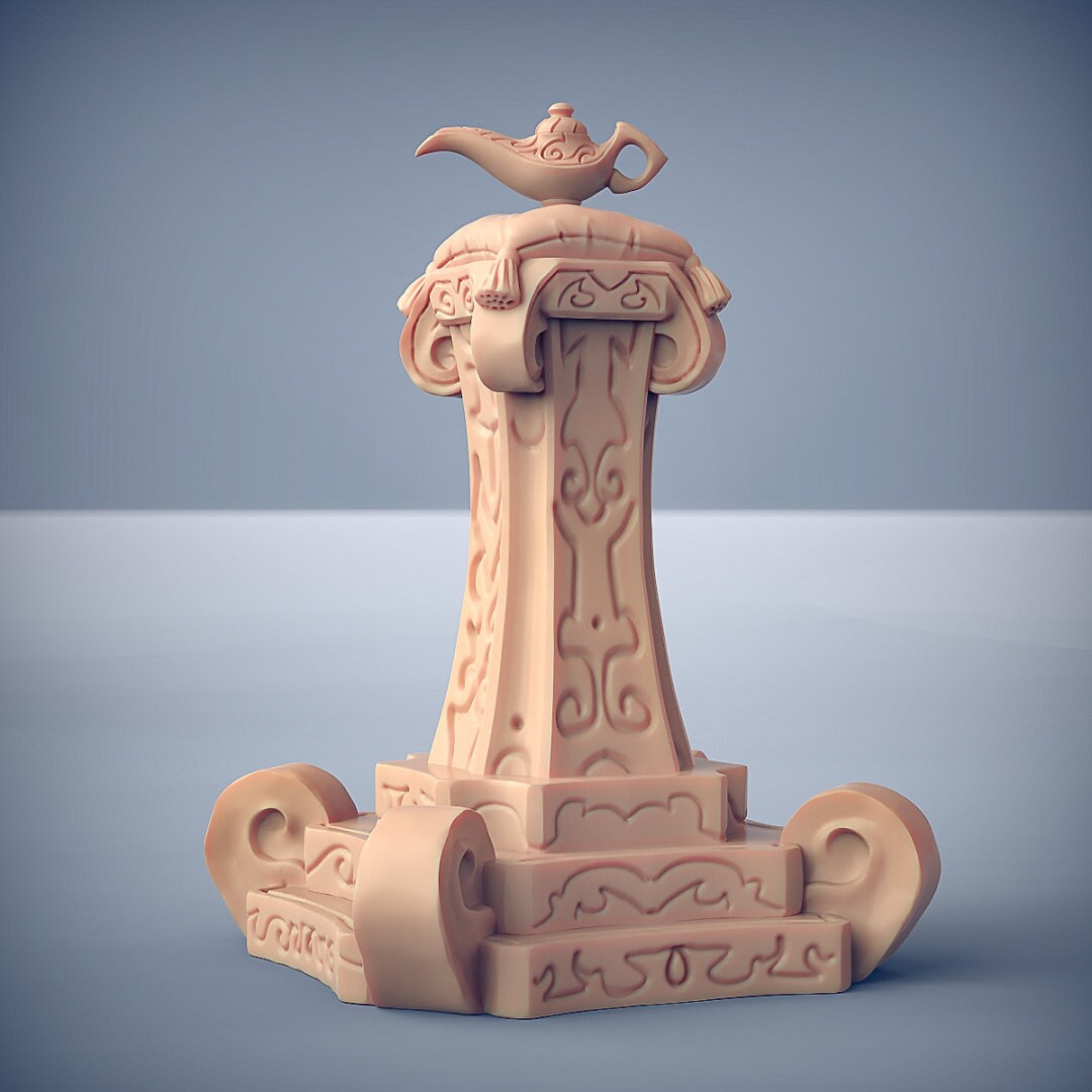 Magic Lamp and Altar Djinn 3D Resin Printed Models by Artisan Guild Dnd ...