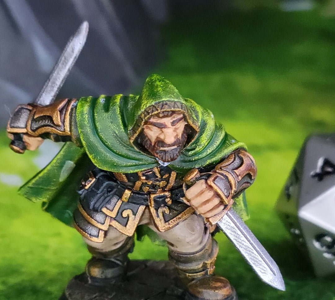 Dwarf Rogue Painted Miniature Dungeons & Dragons Pathfinder - Etsy