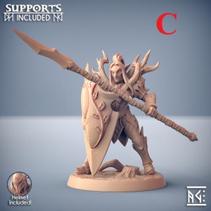 Sylvan Knights Woodland Elves Full Set 3D Resin Printed Models by ...