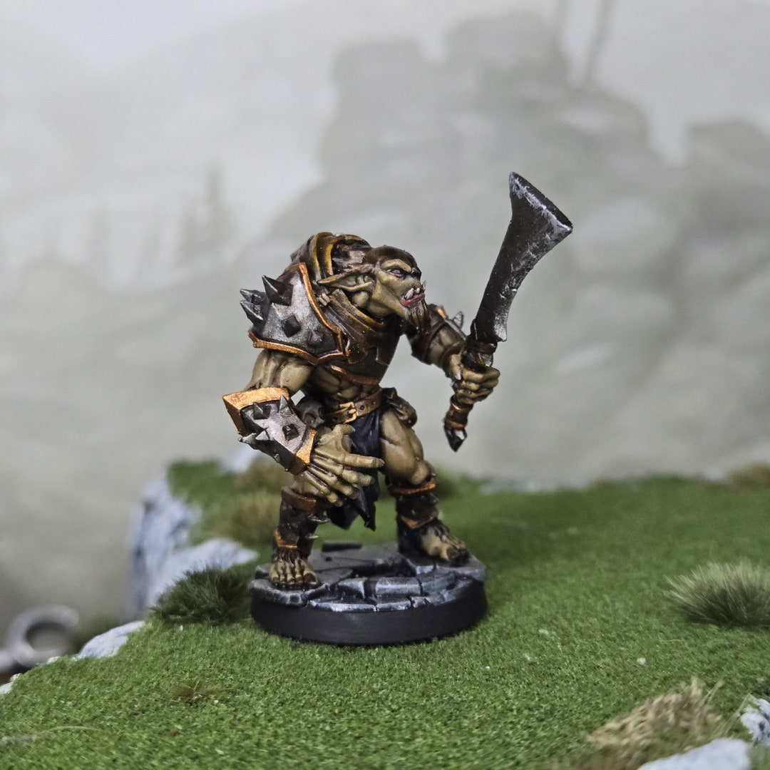 Bugbear With Cleaver 25mm Base Painted Miniature Dungeons & Dragons ...