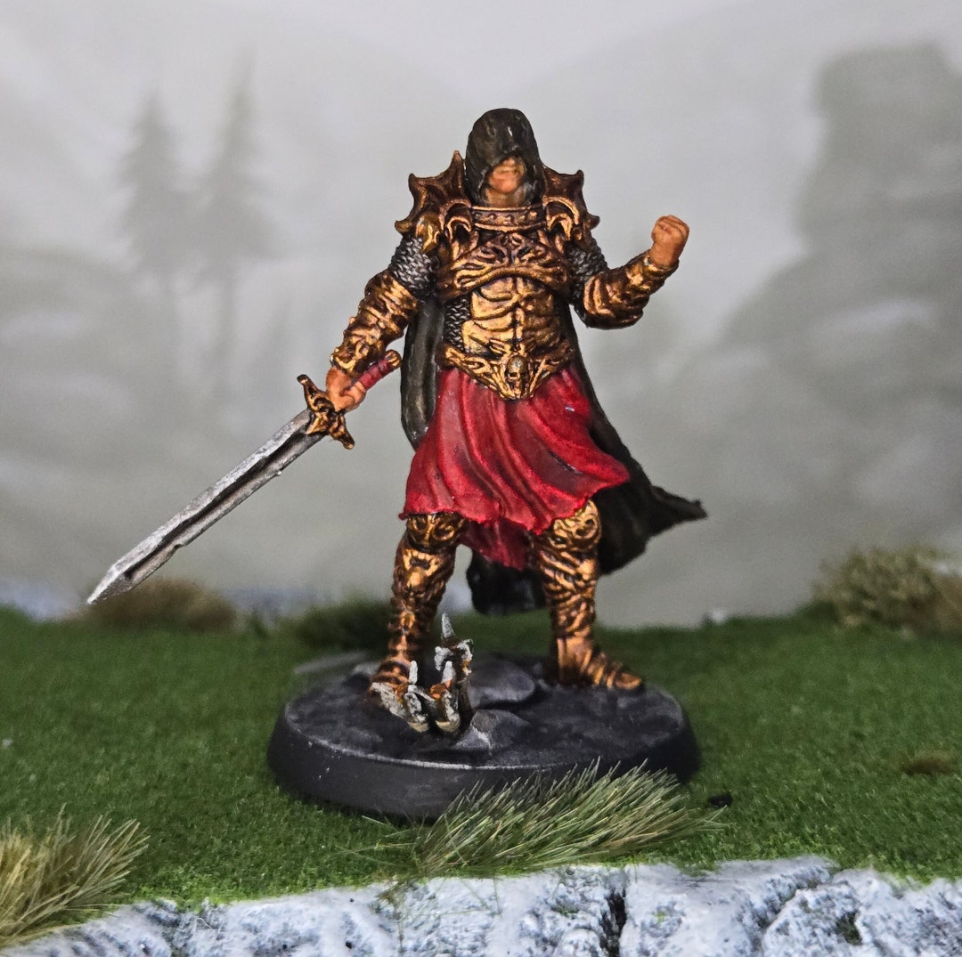 Paladin Fighter Death Knight Painted Miniature Dungeons & Dragons ...