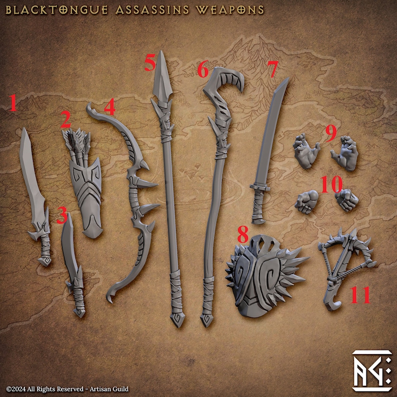 Drow Zeek Riders Arthropod Mounts Blacktongue Assassins Elf Fighters ...