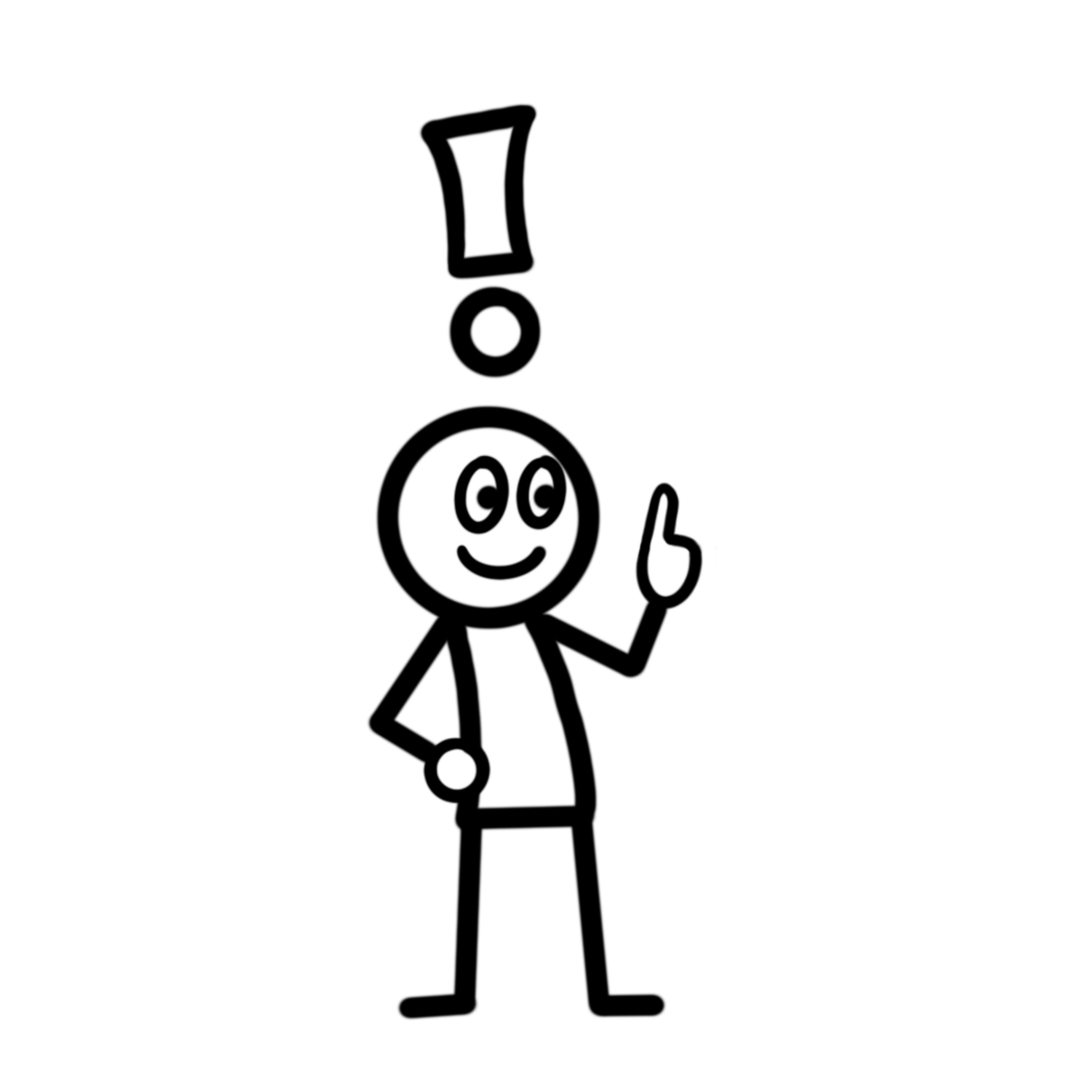 6 Expressions With Punctuation PNG Stick Figures Digital Download - Etsy