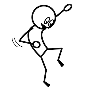 Celebrating/excited Stick Figure Clipart Set of 5 - Etsy