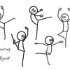 Stick Figure Clipart Set, Dancing, Hip-hop, Walking, Running - Etsy Canada