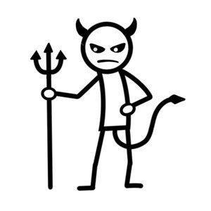 Halloween Costume SVG and PNG Stick Figure Clipart #1 - Etsy