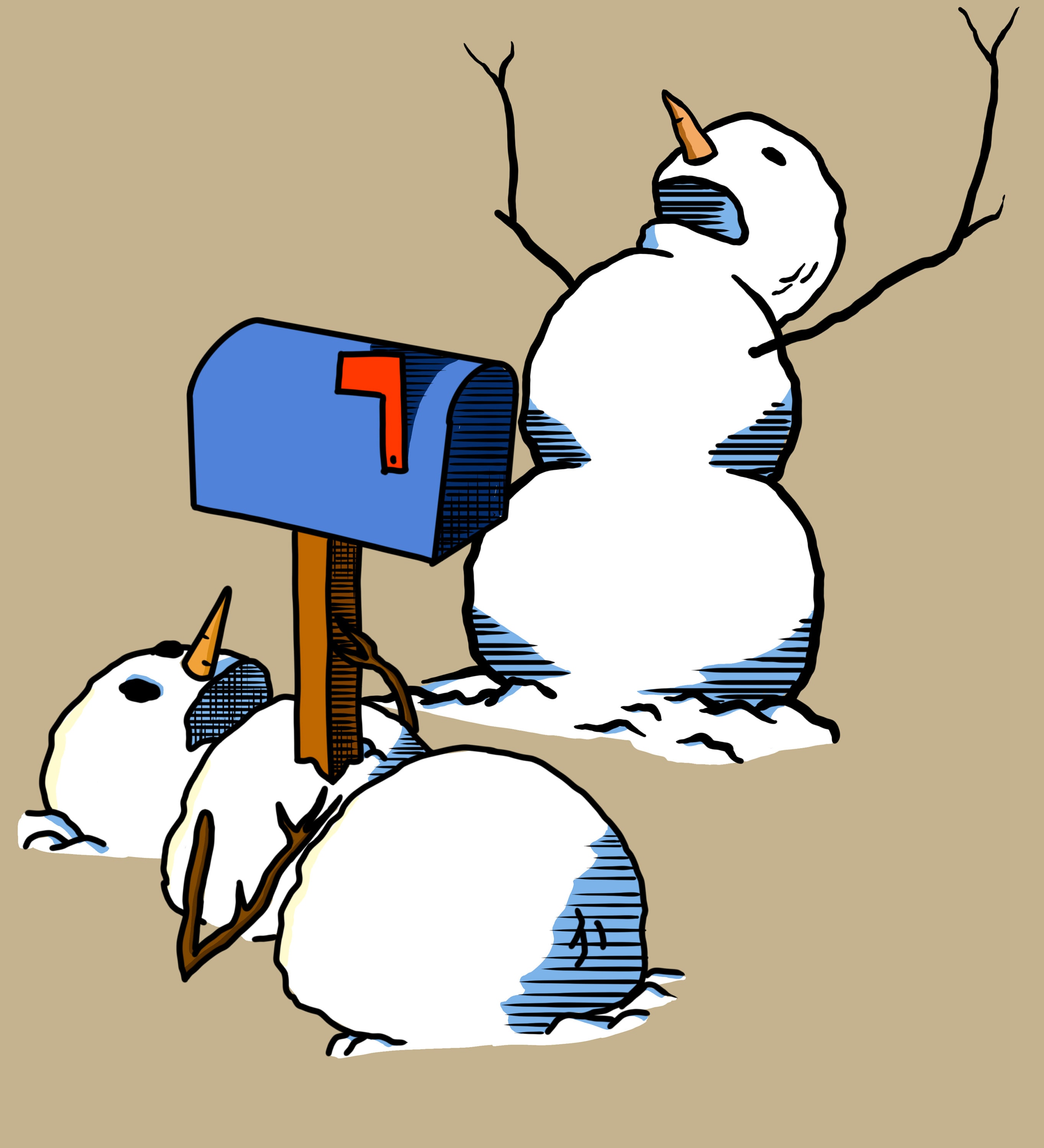 Funny / Naughty Snowmen 5 PNG Files, Clipart or Digital Stamp - Etsy