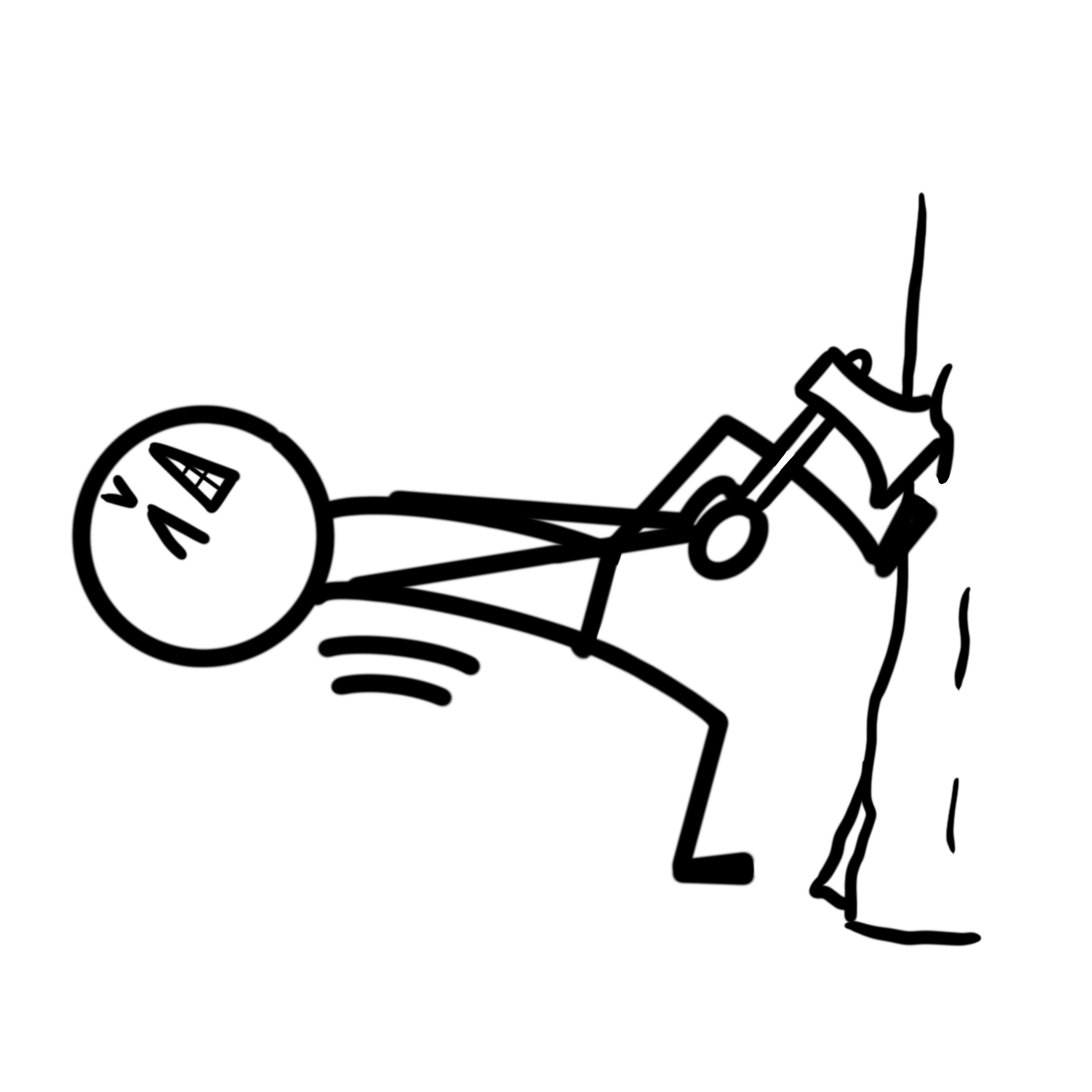 Action/pulling Stick Figure Clipart #1 - Etsy