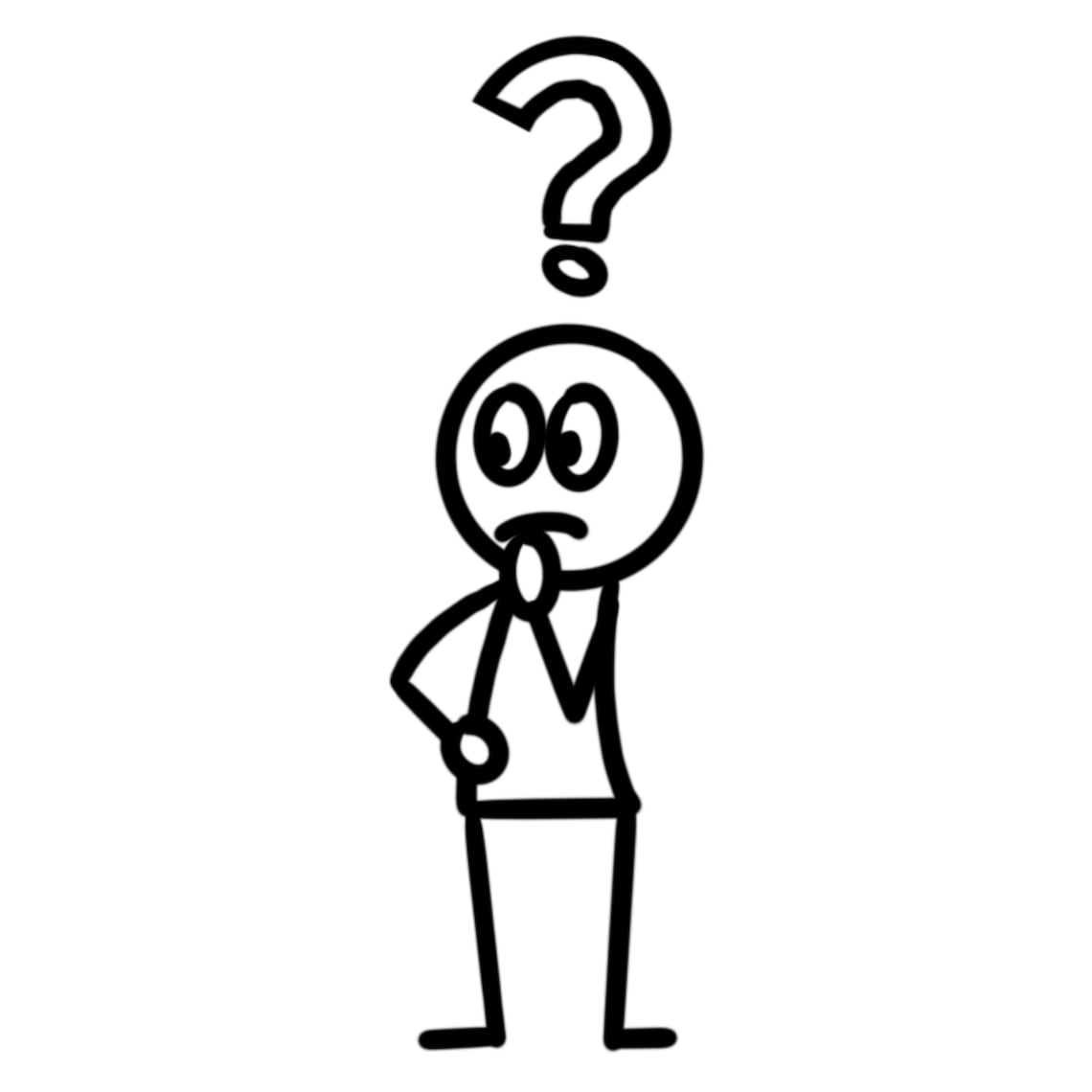 6 Expressions With Punctuation PNG Stick Figures Digital Download - Etsy