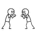 5 Fighting, Arguing PNG Stick Figures Digital Download - Etsy