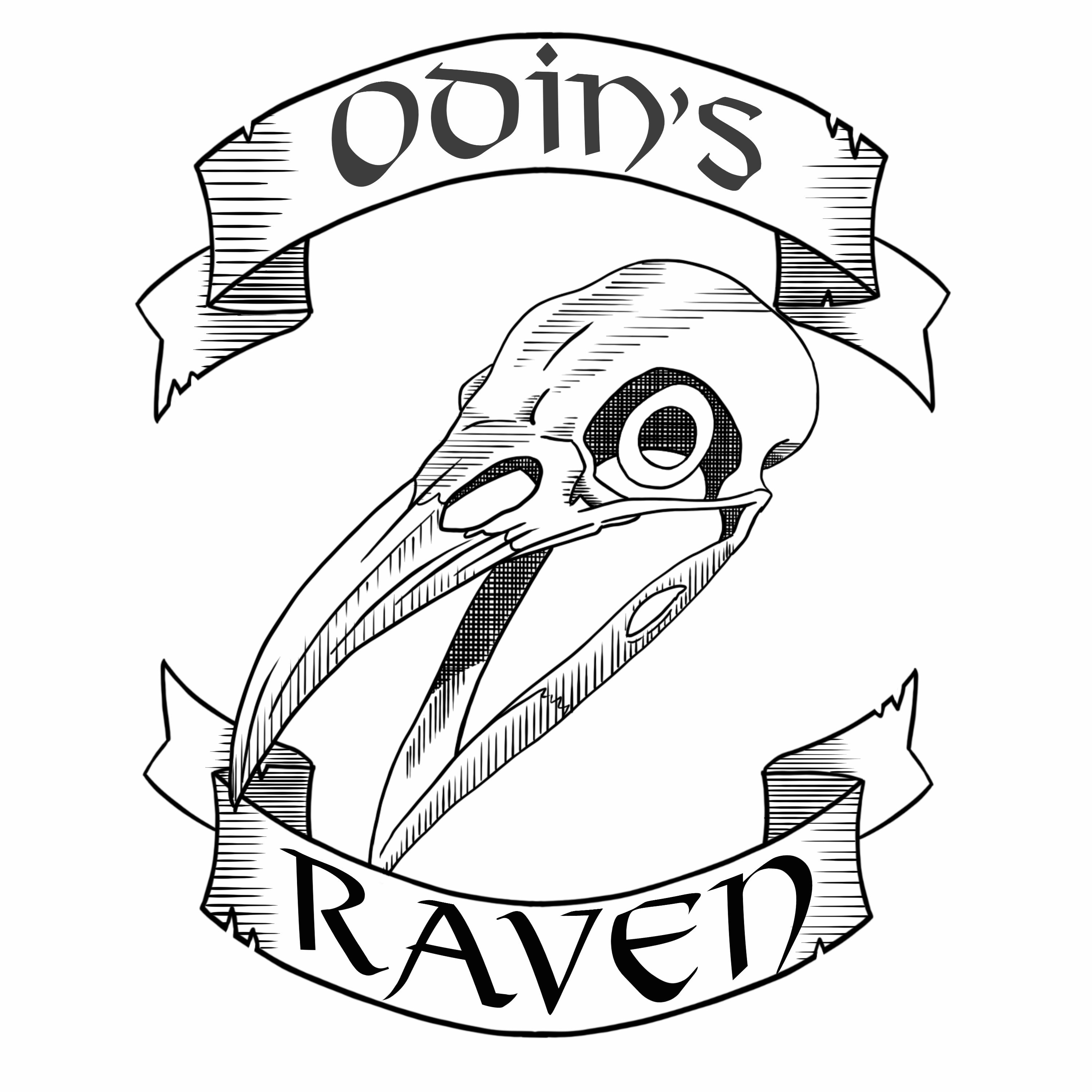 Odin's Raven, PNG File, Digital Stamp Tattoo Idea - Etsy