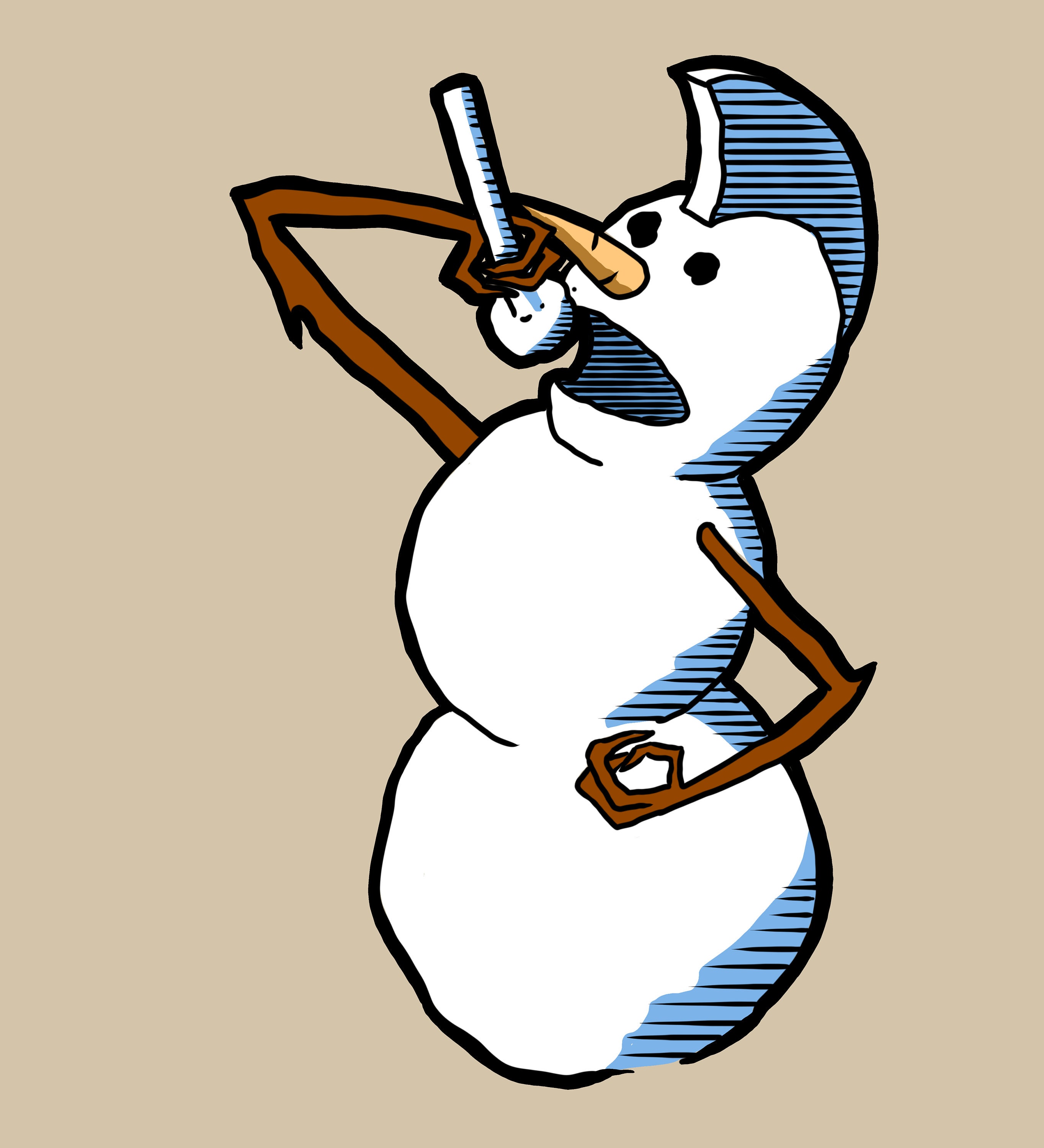 Funny / Naughty Snowmen 5 PNG Files, Clipart or Digital Stamp - Etsy