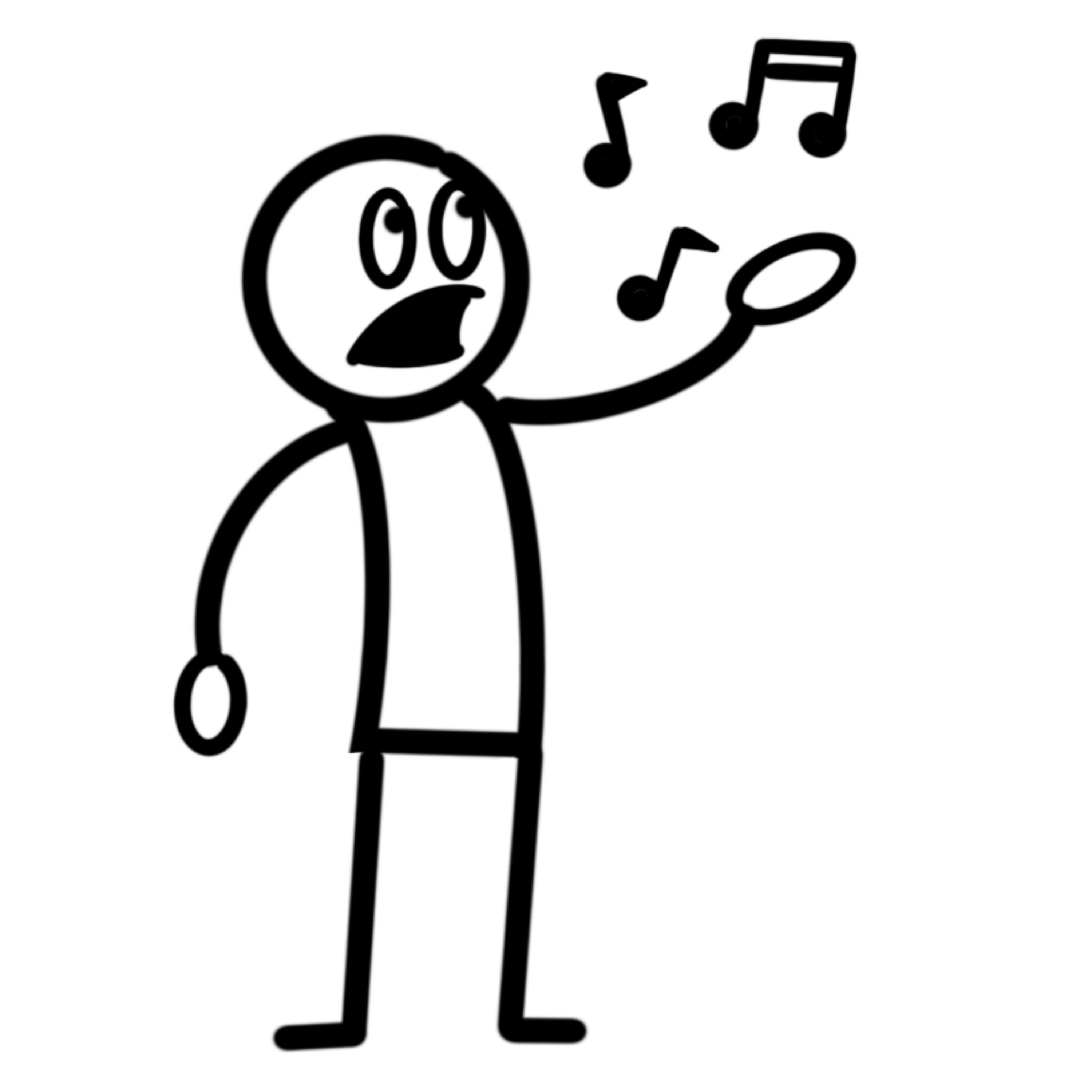 Musicians Stick Figure Clipart #3 - Etsy