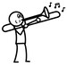 Musicians Stick Figure Clipart #3 - Etsy