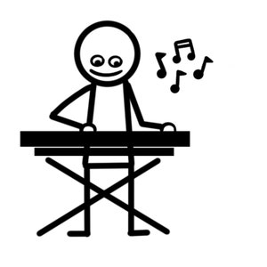 Musicians Stick Figure Clipart #1 - Etsy