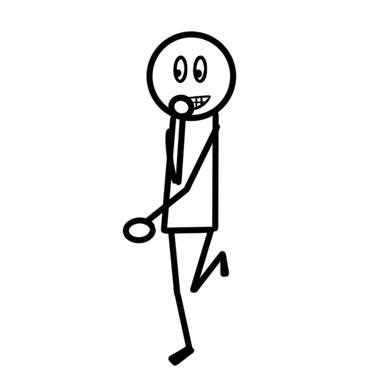 Celebrating/excited Stick Figure Clip Art - Etsy