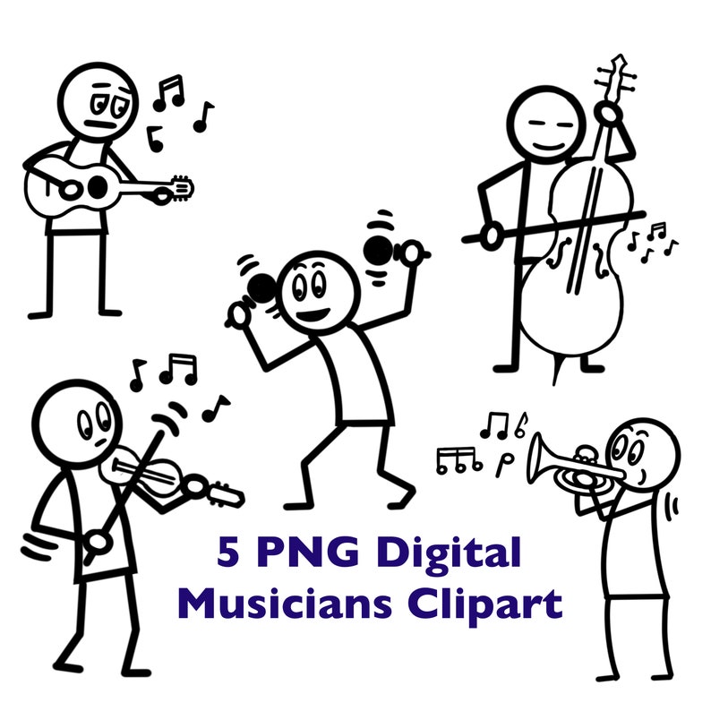 Musicians Ultimate Clipart PNG Pack - Etsy Musicians Ultimate Clipart PNG Pack - Etsy