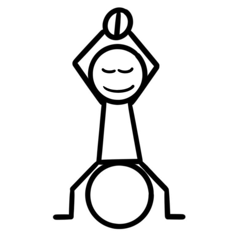 3 Meditating PNG Stick Figures Digital Download - Etsy