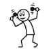 Musicians Stick Figure Clipart 2 - Etsy