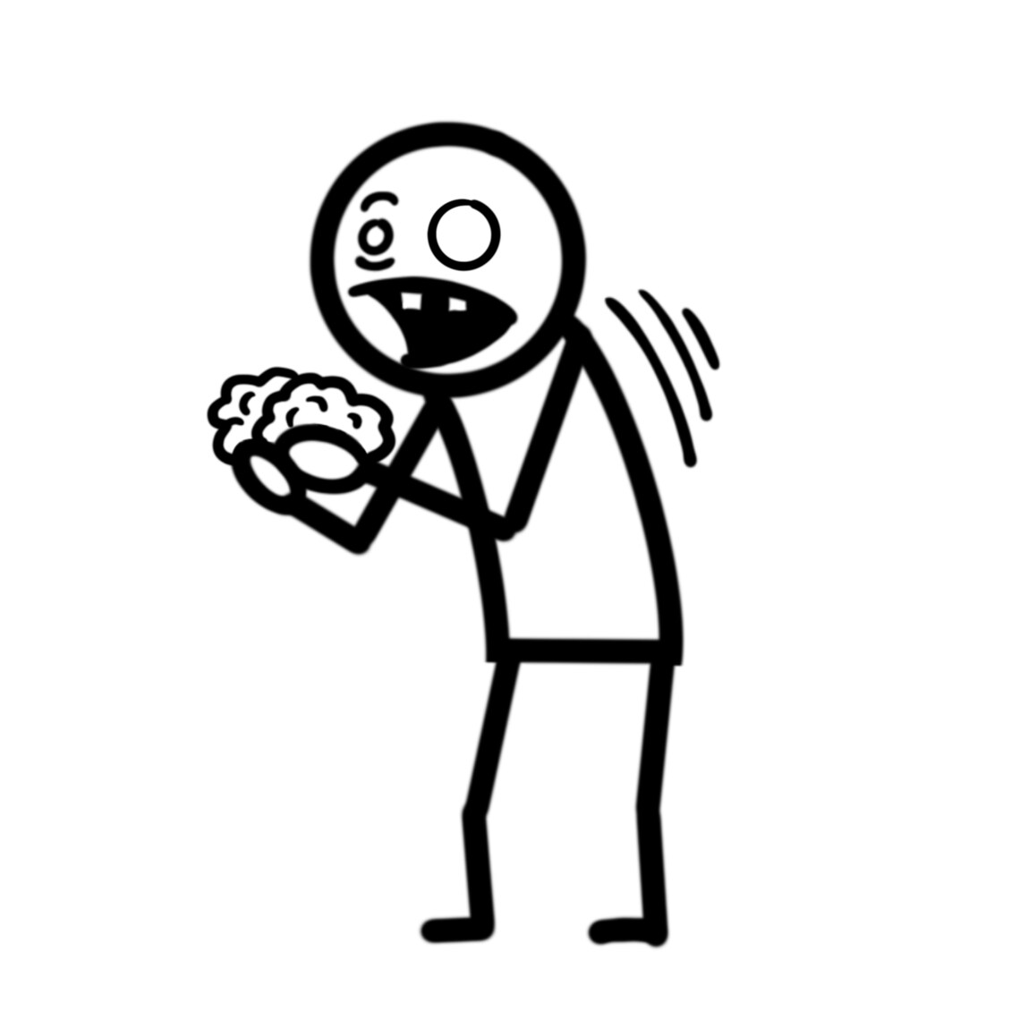 Zombie SVG et PNG figurine de bâton Clipart #1 - Etsy France