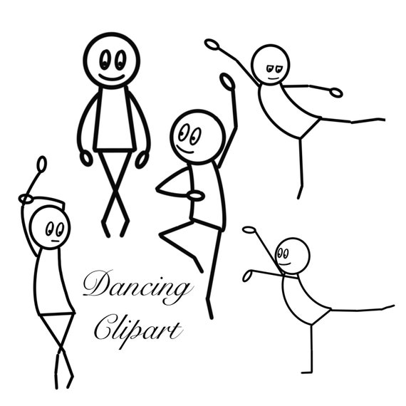 Dancing/ballet Clip Art Set 2 - Etsy