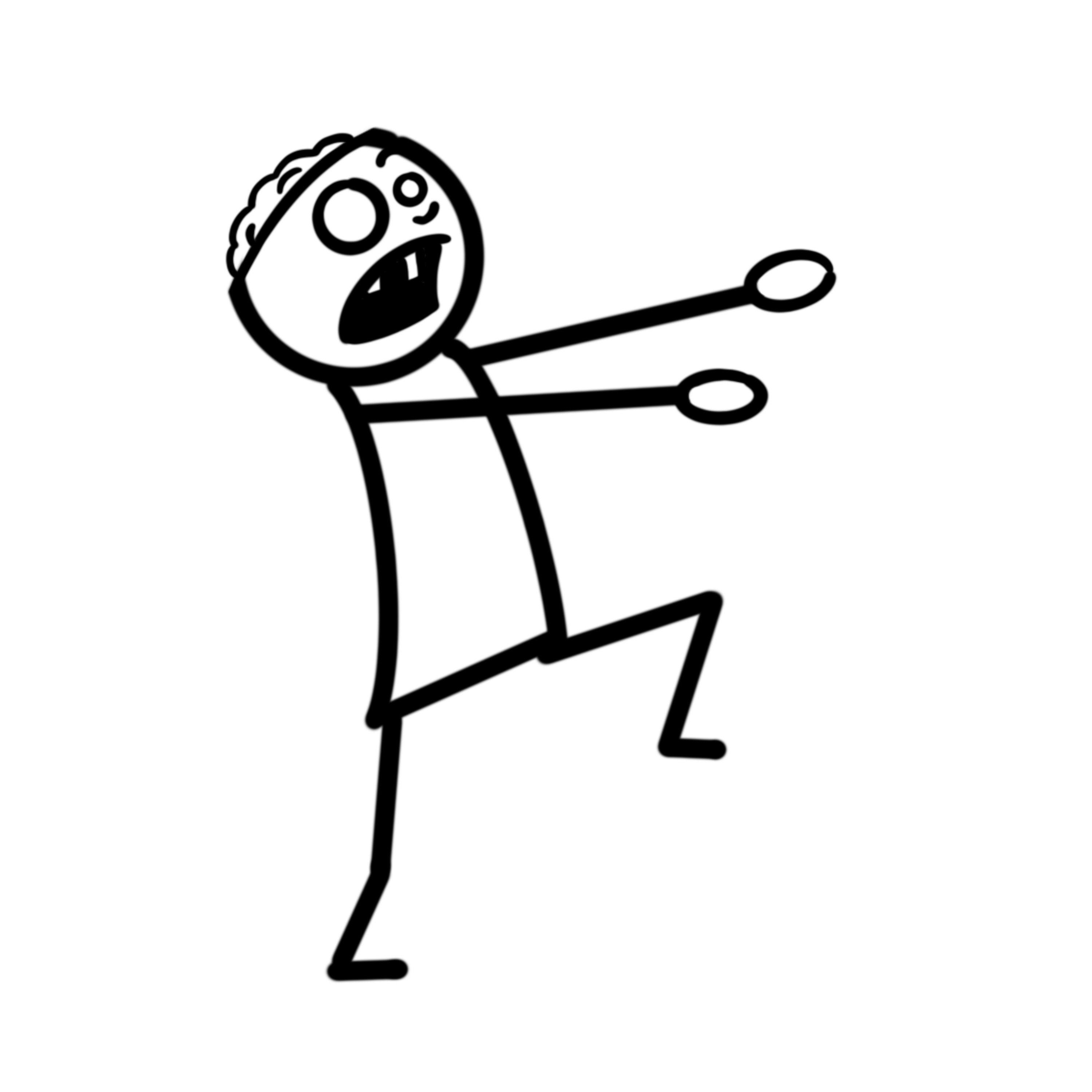 Zombie SVG and PNG Stick Figure Clipart #2 - Etsy