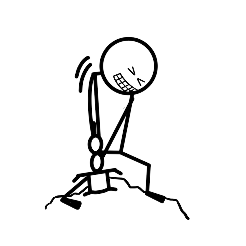 Action/pulling Stick Figure Clipart #1 - Etsy