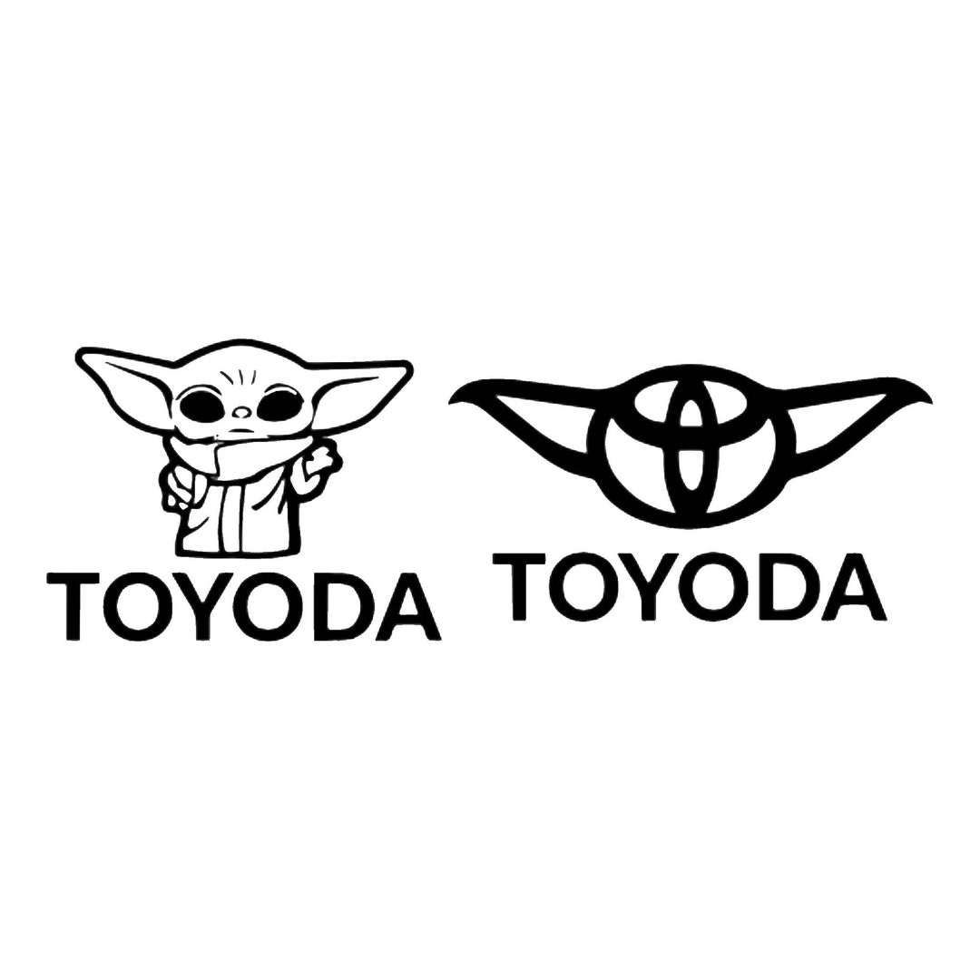 Toyoda svg toyota svg yoda svg yoda car decal svg toyota - Etsy México