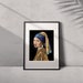 Color Printable Poster, Girl With a Pearl Earring, Printable Color Wall ...