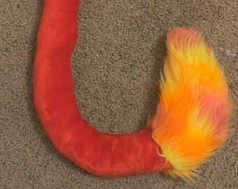 Red Fursuit Tail - Etsy
