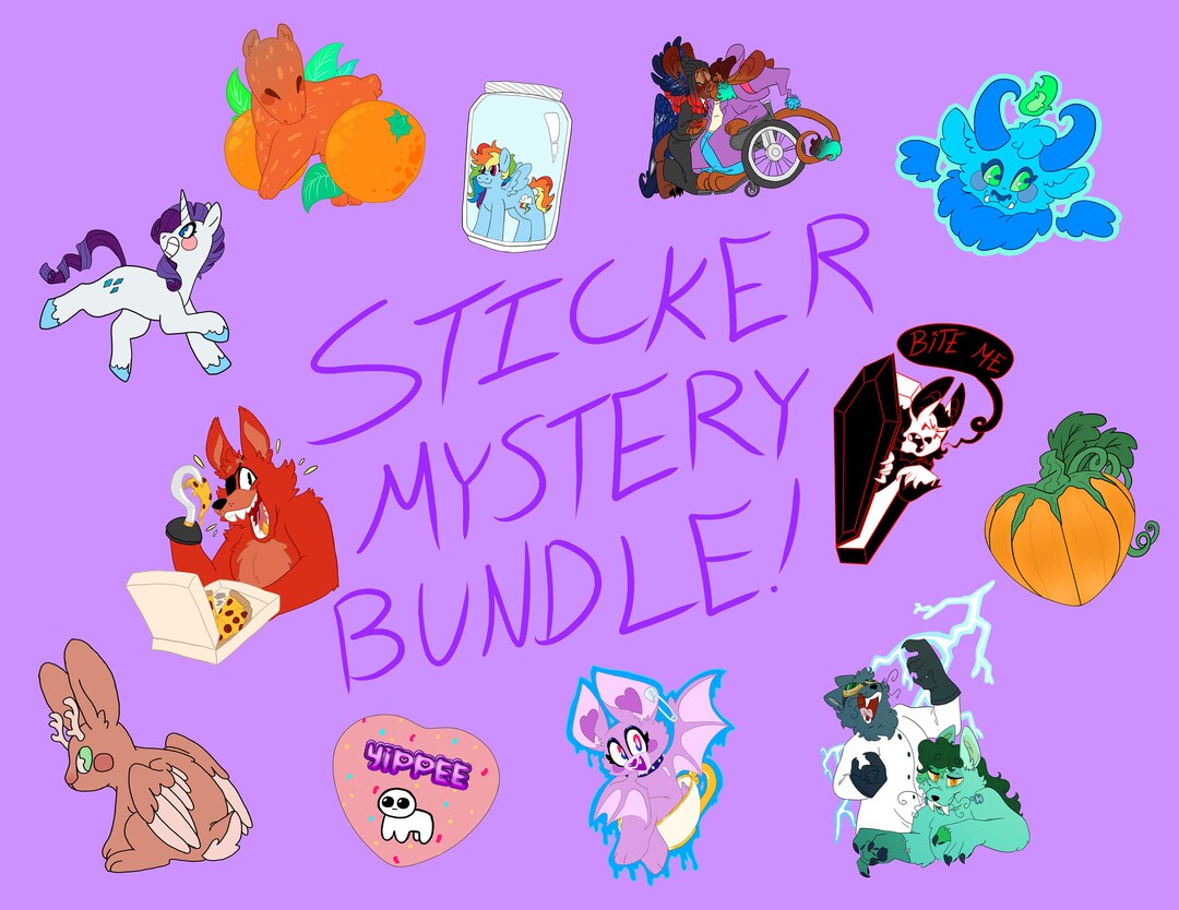 Sticker Mystery Bundles - Etsy