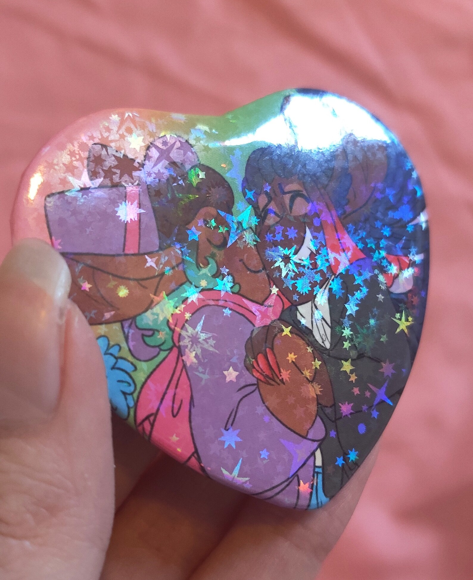 Taa-kiss Holographic Pins - Etsy