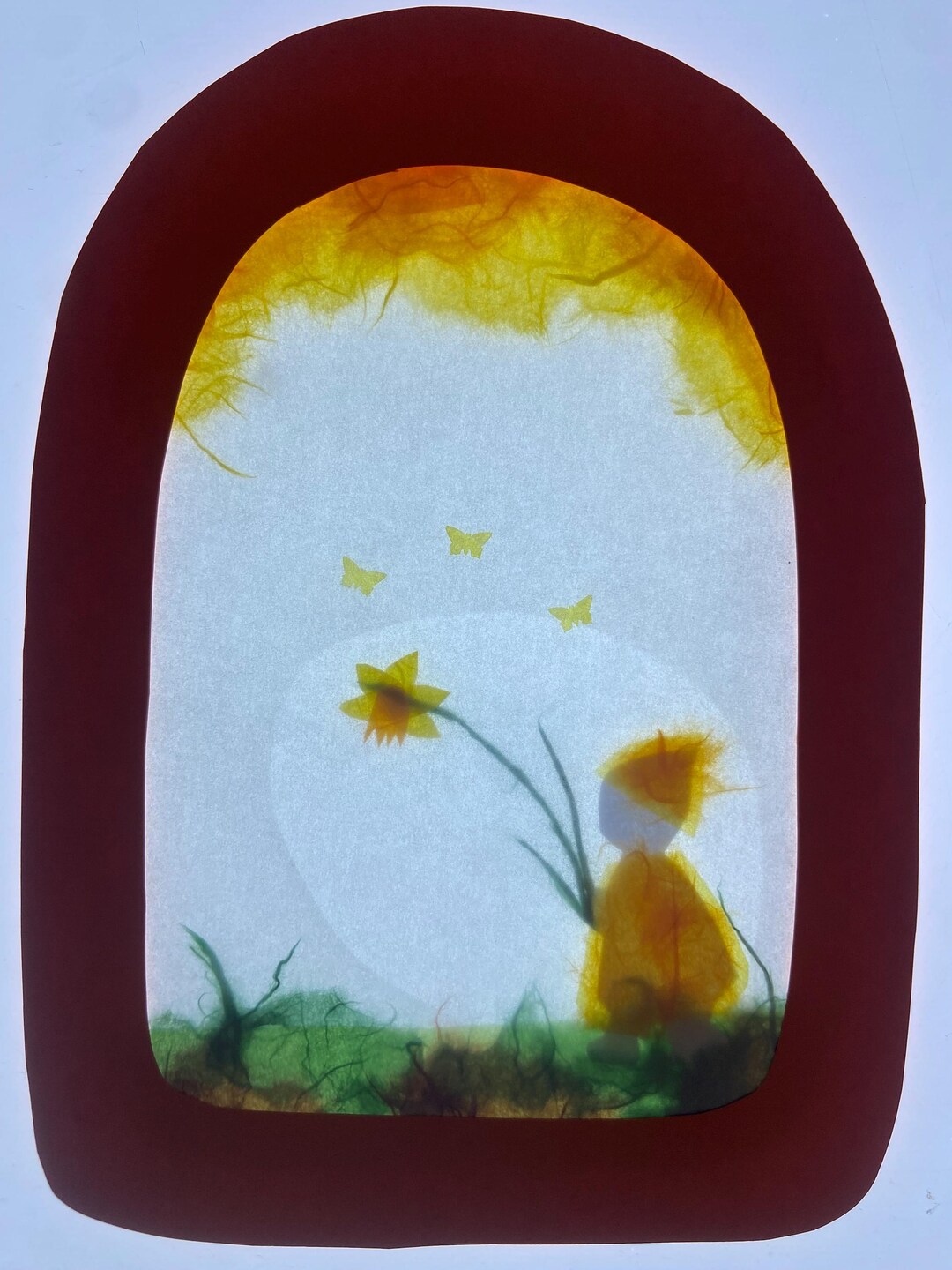 WALDORF Window Picture Flower Child - Etsy