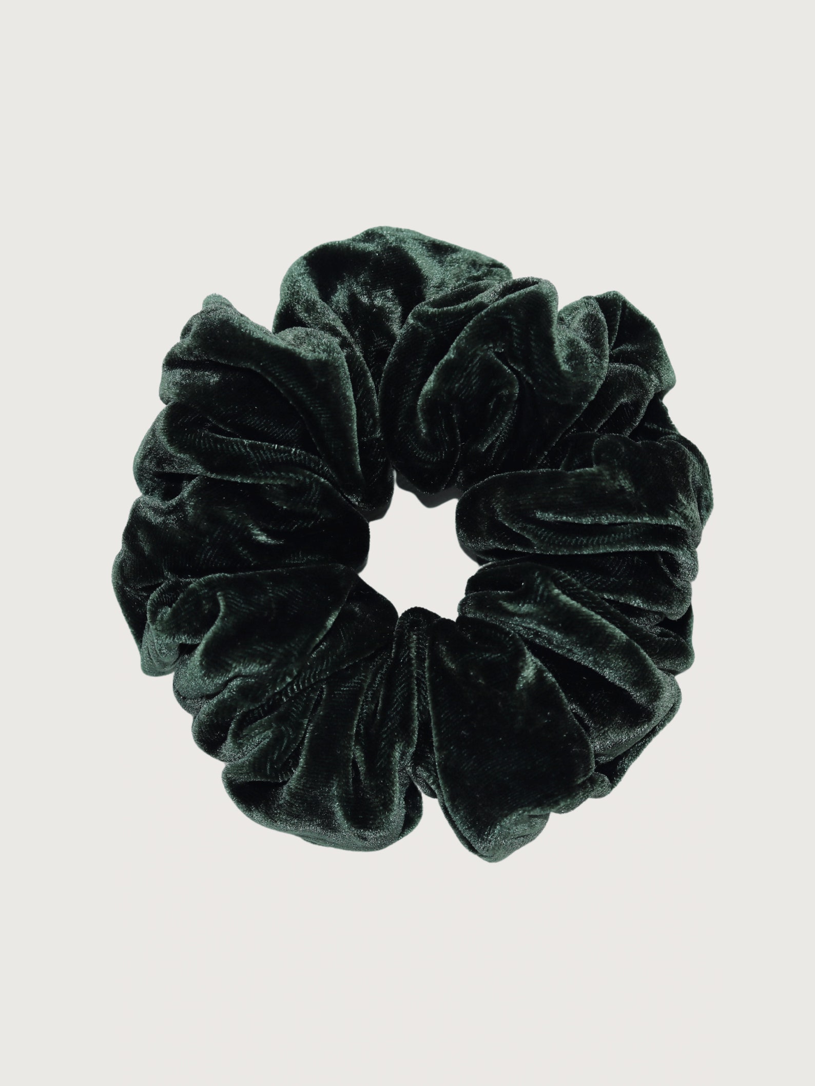 Fir Olive Green Silk Velvet Hair Scrunchie for Thick Hair - Etsy