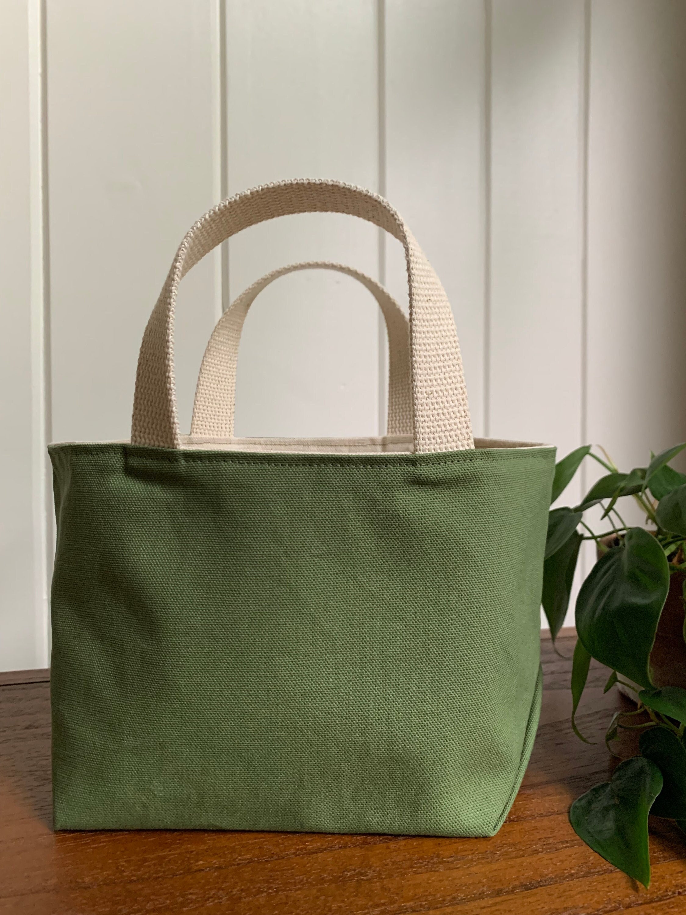 Small Tote, Canvas Tote, Organic Cotton - Etsy