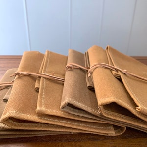 Waxed Canvas Maker's Roll, Artist Tool Roll - Etsy