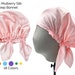 Twisted Sleep Bonnet Double Layer Silk Sleep Cap Sleeping Nightcap Hair ...
