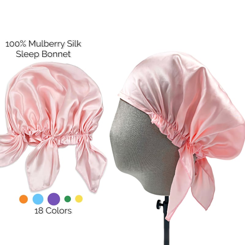 Pure Silk Night Cap - Etsy