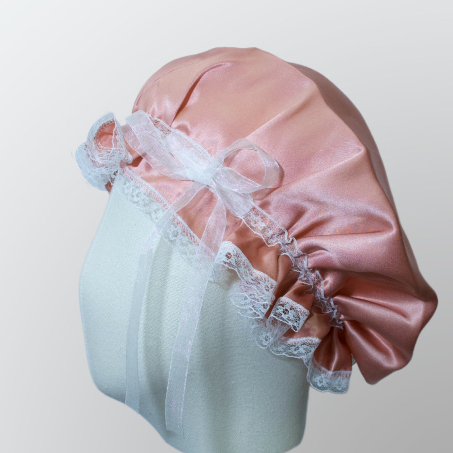 Silk Sleeping Bonnet Cap 100% Mulberry Silk Night Cap Lovely Hair ...