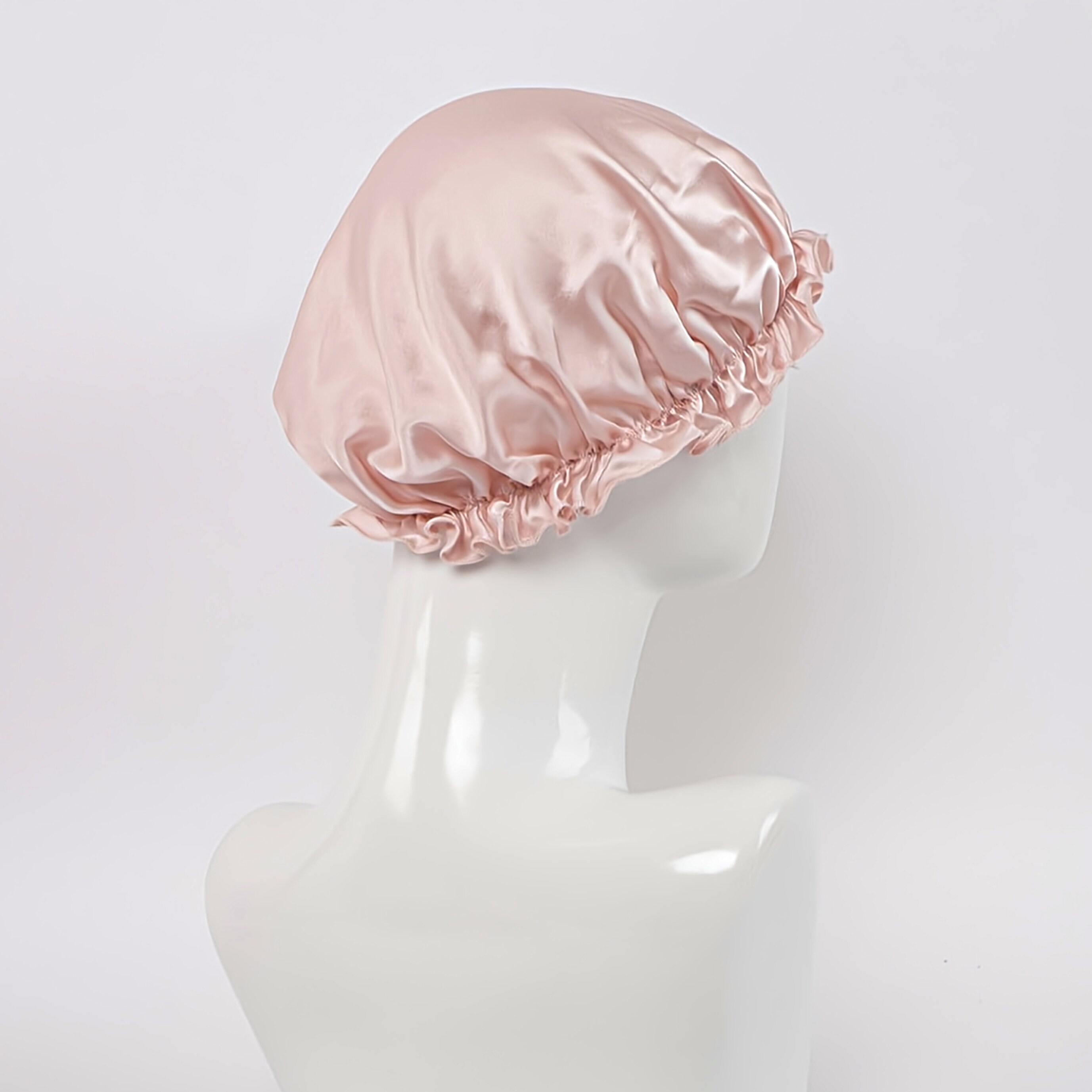 100% Mulberry Silk Night Cap/hat, 6A Grade Silk Luxury Sleeping Bonnet ...