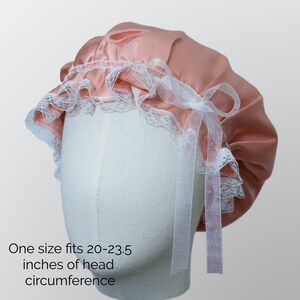 Silk Sleeping Bonnet Cap 100% Mulberry Silk Night Cap Lovely Hair ...