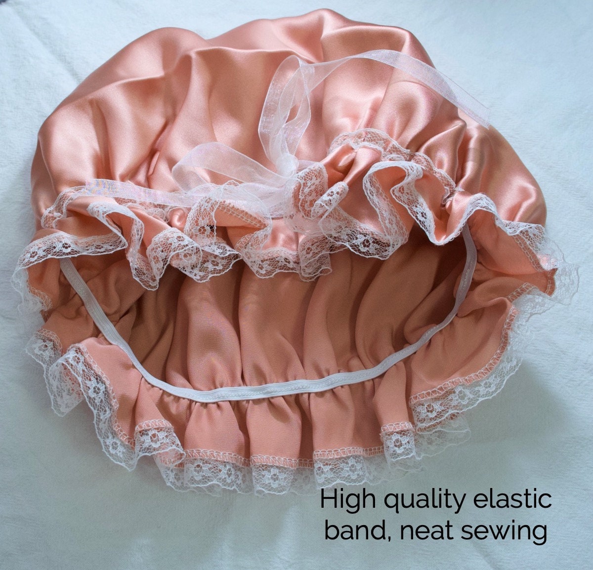 Silk Sleeping Bonnet Cap 100% Mulberry Silk Night Cap Lovely Hair ...