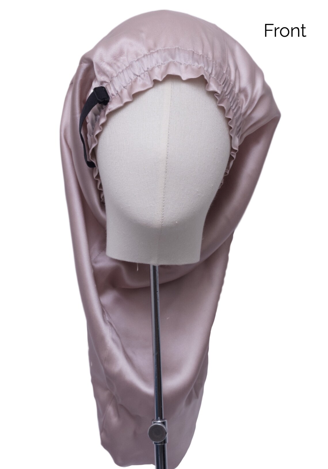 Adjustable Silk Bonnet for Long Hair, 100% Mulberry Silk Large Silk ...